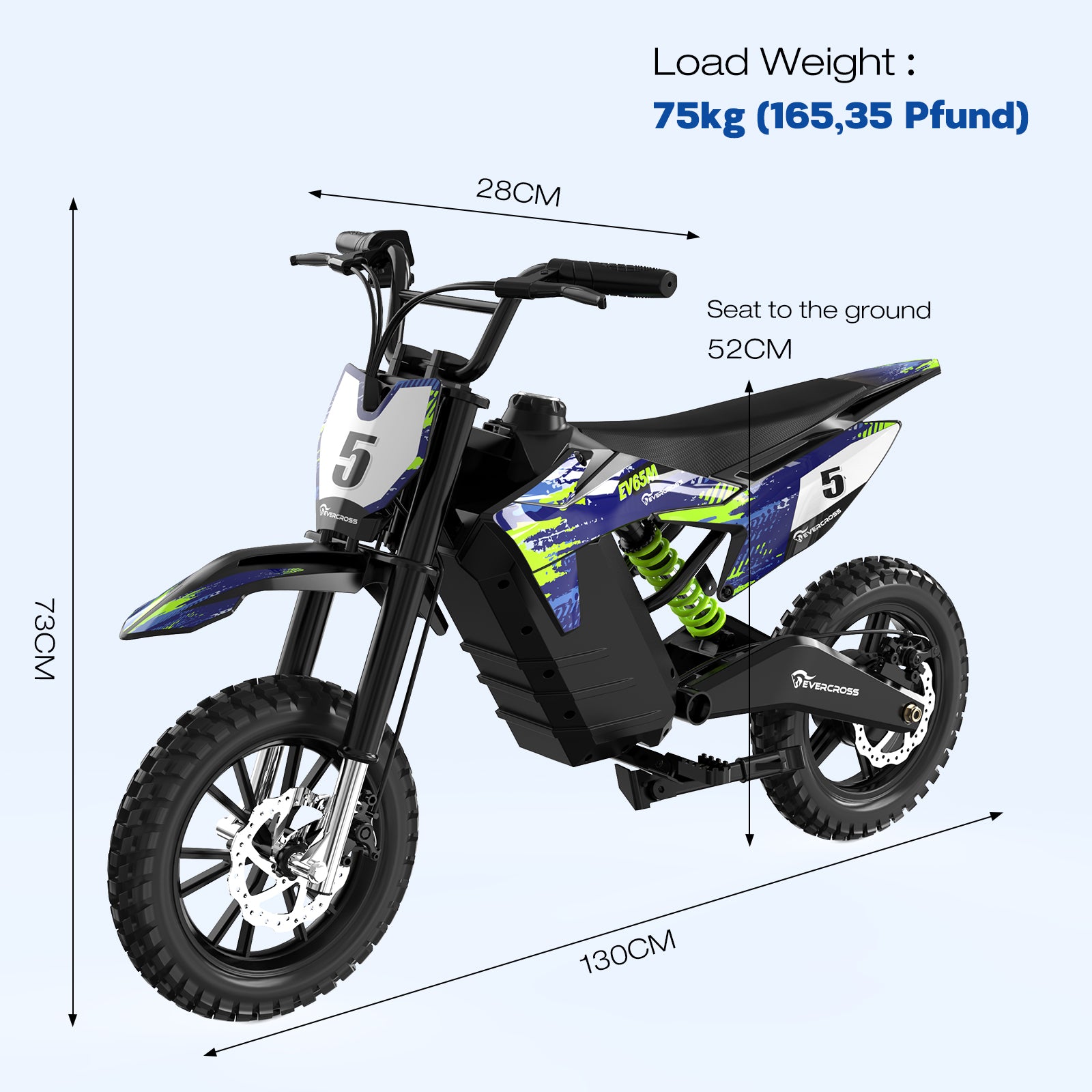 EVERCROSS EV65M Electric Off-Road Motorcycle for Ages 12+ – eu.evercross.eu